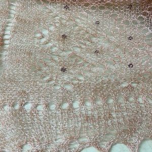 Vintage | Accessories | New Vintage 6s Cream Hand Knitted Gossamer Goat ...